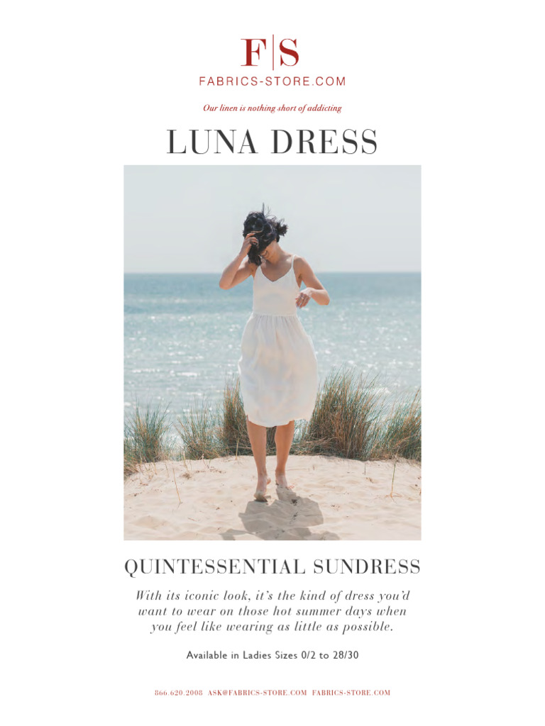 Luna Dress Pattern Overview | PDF