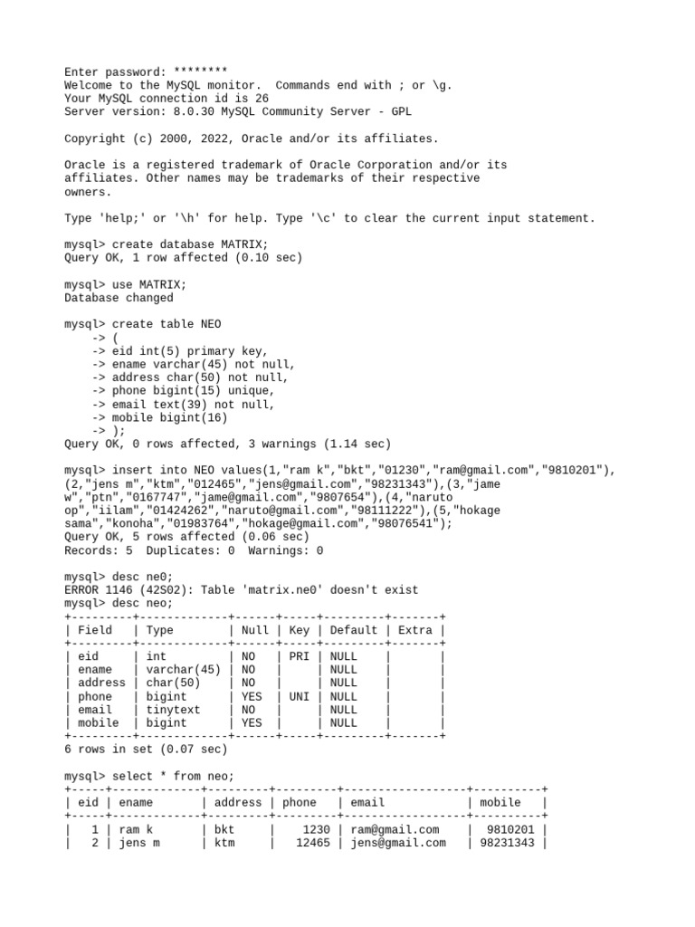 Database | PDF | Databases | Data Management