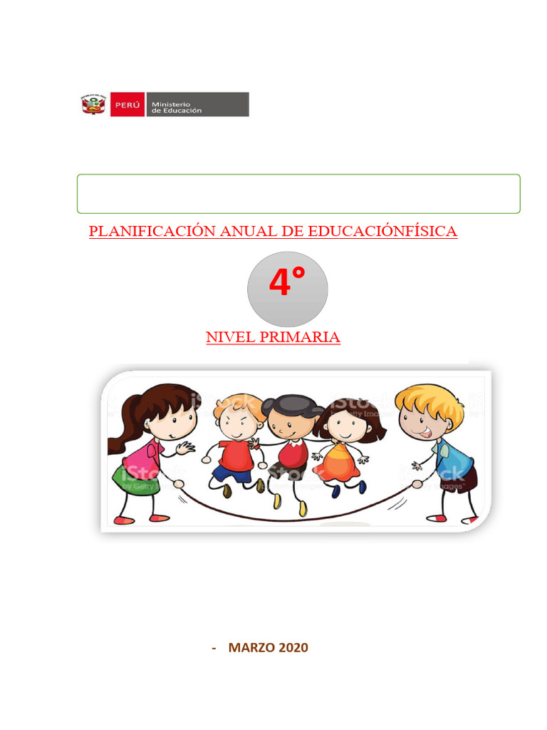 Planificacion Anual 4to Grado Primaria | PDF | Enseñando | Aprendizaje