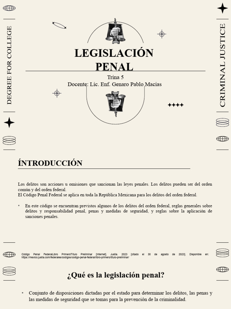 LegislaciónPenal Trina5 Bioética Modificado | PDF | Derecho penal ...
