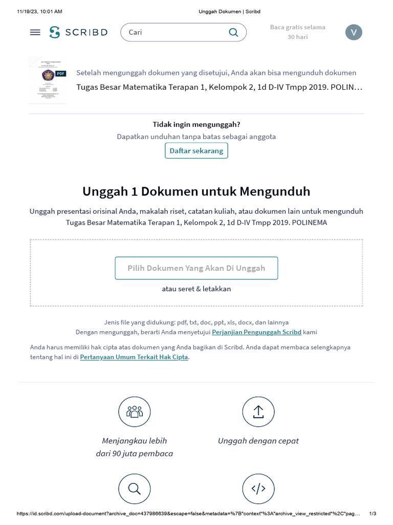 Unggah Dokumen - Scribd | PDF
