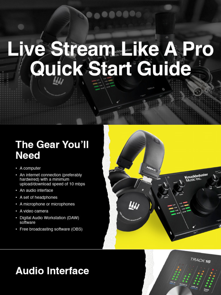 DAW Set Up Interface Audio | PDF | Camera | Computing