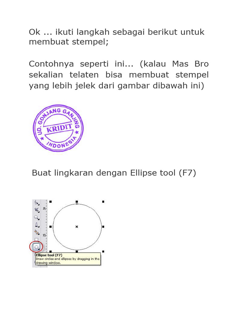 Cara Buat Stempel DG Correl | PDF