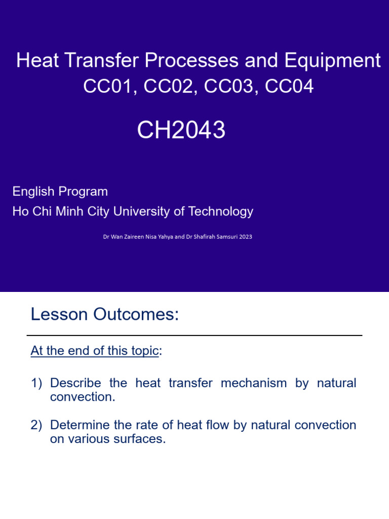 Natural Convection Heat Transfer Guide | PDF | Convection | Heat Transfer