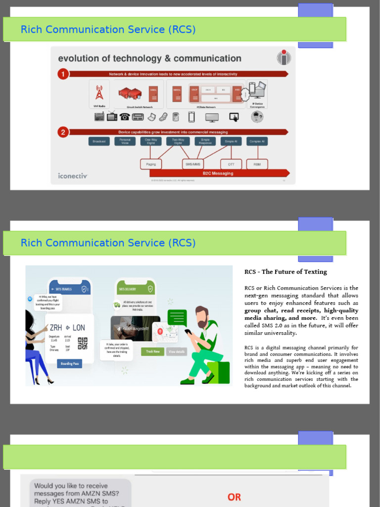 Rich Communication Service (RCS) | Download Free PDF | Computing ...