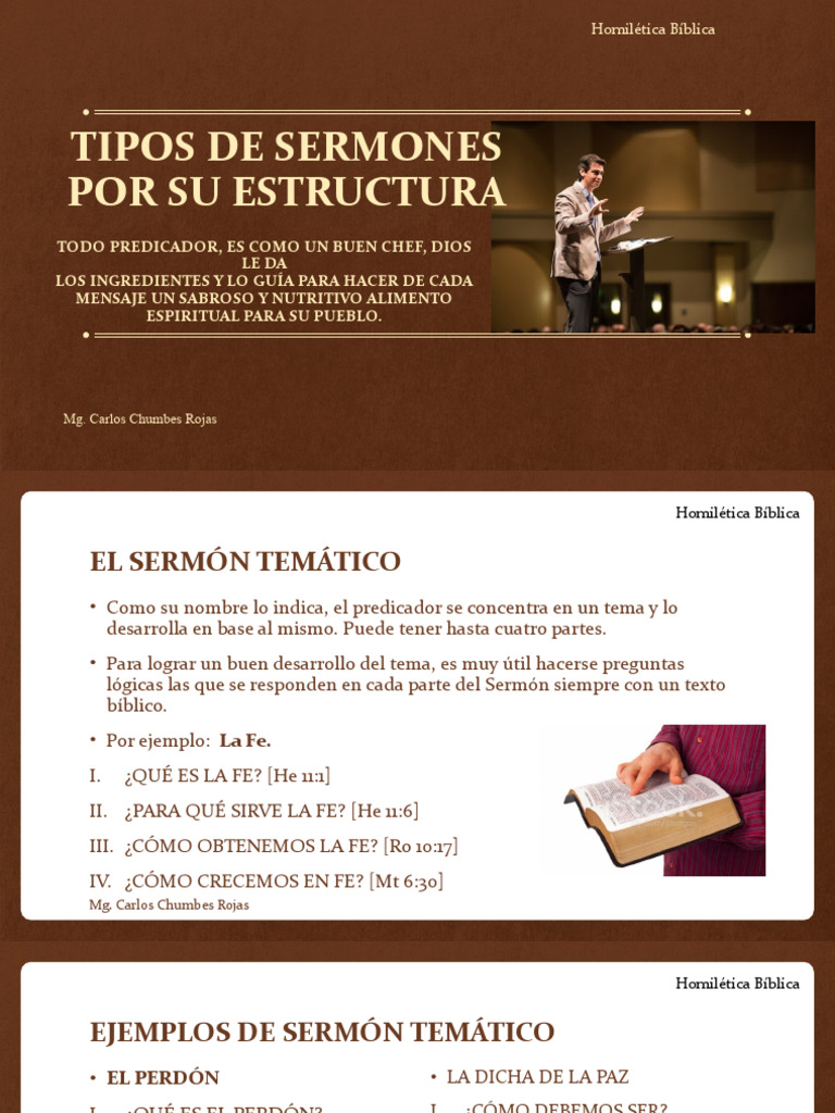 TIPOS DE SERMONES POR SU ESTRUCTURA | PDF | Vida eterna (cristianismo) | Evangelios