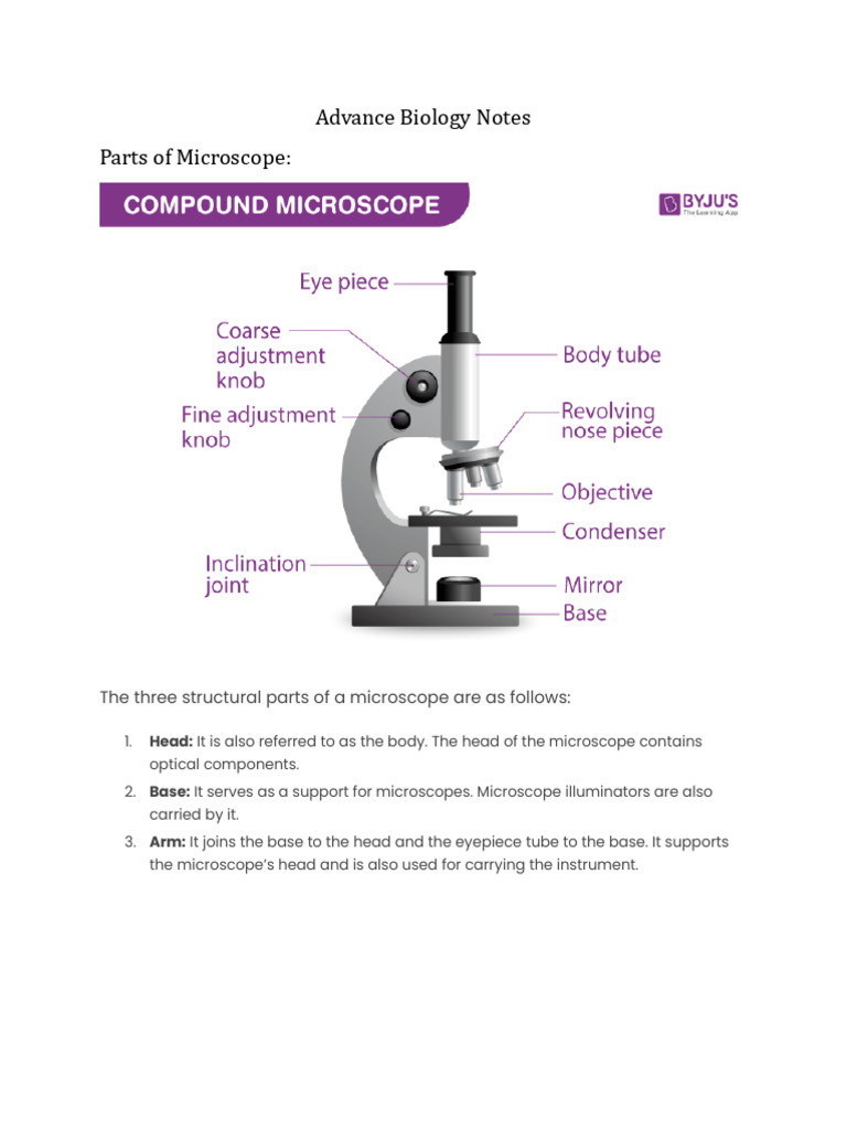 Advance Biology Notes | Download Free PDF | Cell (Biology) | Eukaryotes