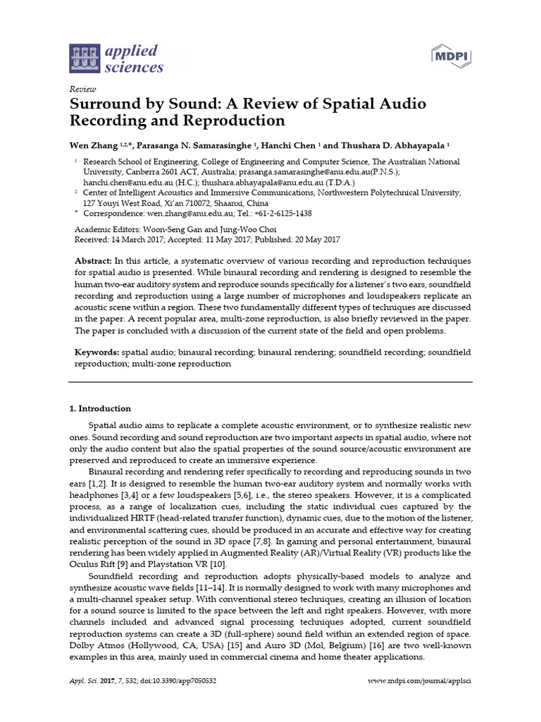 Surround_by_Sound_A_Review_of_Spatial_Audio_Record | PDF | Microphone ...