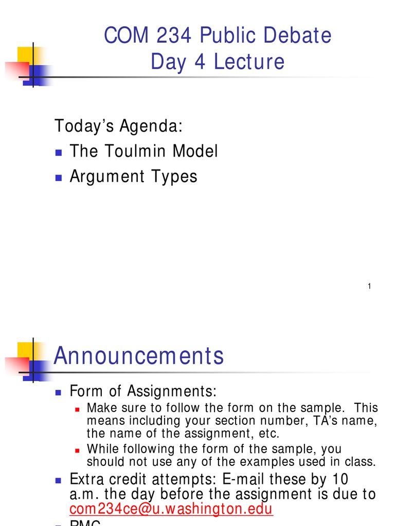 Day 4 Argument Types | PDF | Argument | Proposition