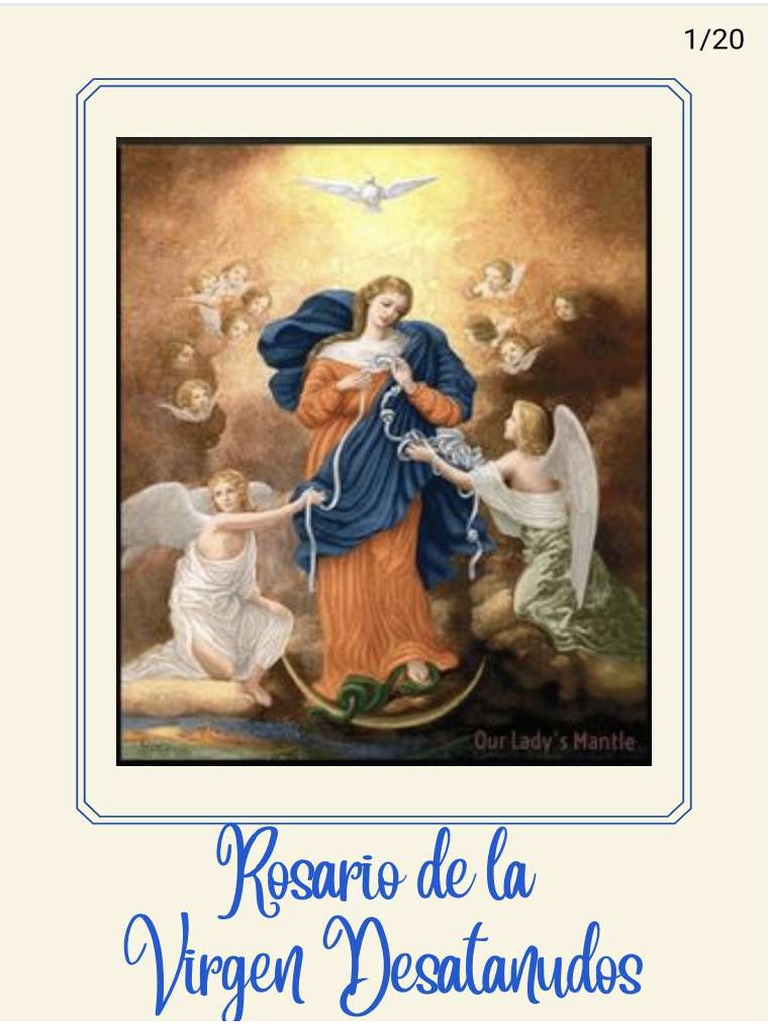 Rosario Virgen Desatanudos Pdf