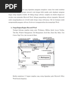 2 - Bagian-Bagian Dan Tampilan Microsoft Word Beserta Fungsinya | PDF