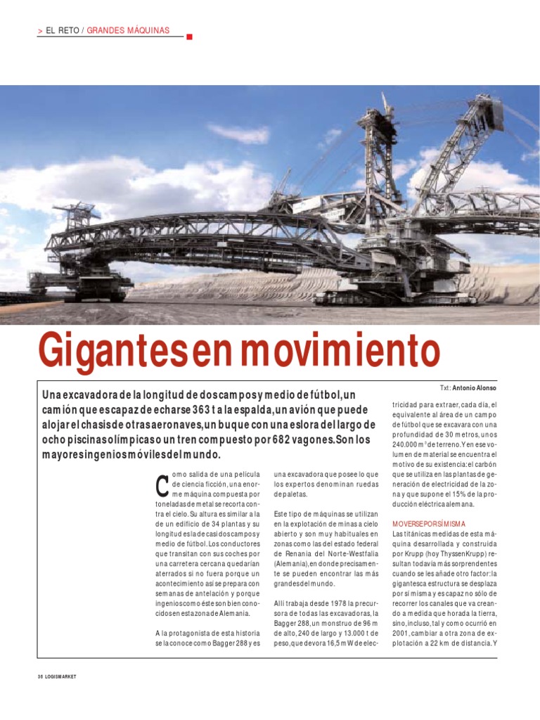 Liebherr T282 B. | PDF | Camión | Tren