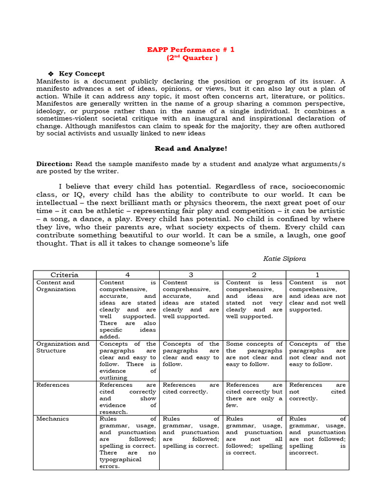 Eapp PT 1 Q2 | PDF | Cognition | Human Communication