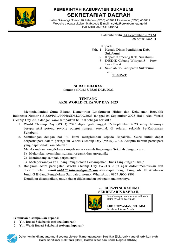SURAT EDARAN WCD SEKDA 2023._signed_signed_signed_signed | PDF