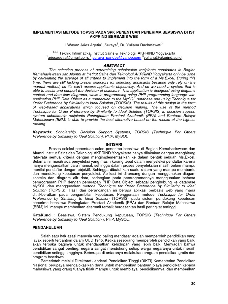 Perhitungan Metode TOPSIS | PDF Perhitungan Metode TOPSIS | PDF