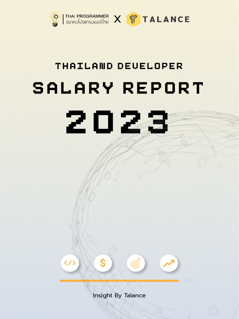 Thai Developers Salary Report 2023 - Thai | PDF