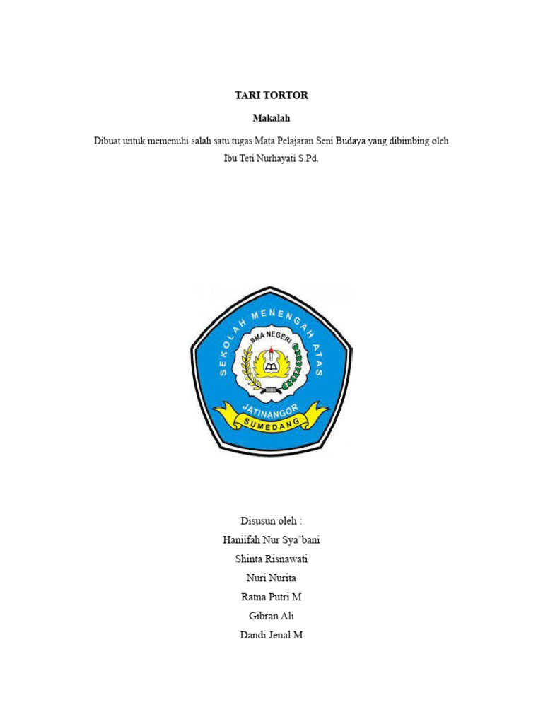 Tari Tor Tor 2 | PDF