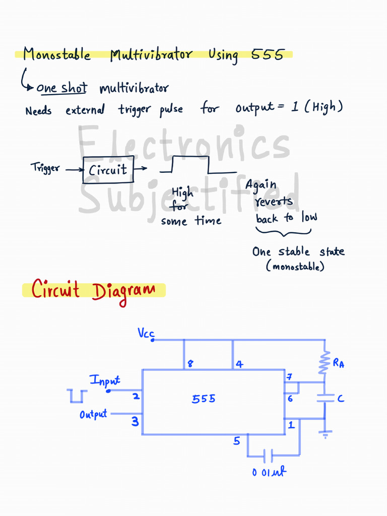 Mono Stable 555 Time Ric | PDF
