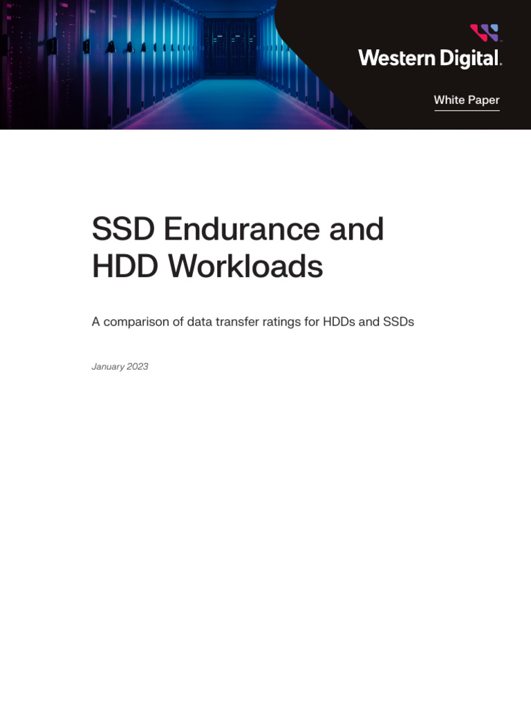 White Paper SSD Endurance and HDD Workloads | PDF | Solid State Drive ...