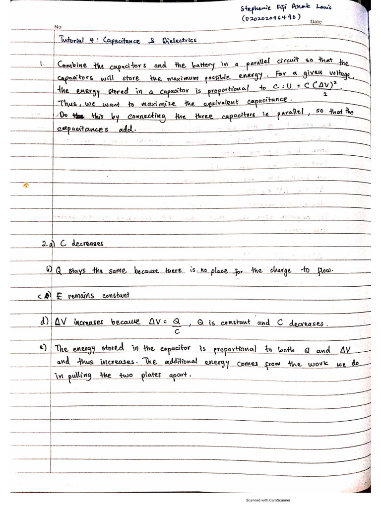 Answer Tutorial 4 | PDF