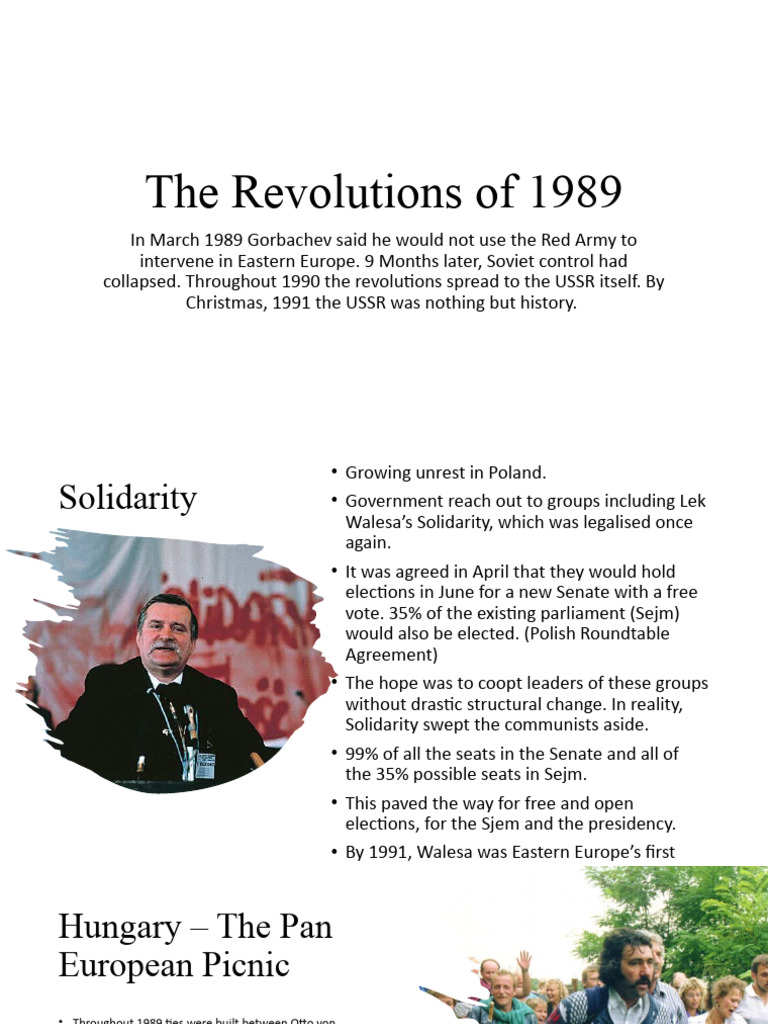 The Revolutions of 1989 | PDF | Revolutions Of 1989 | Soviet Union