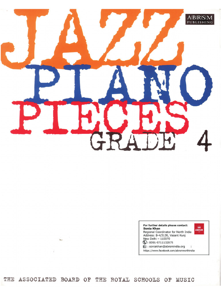 Jazz Piano Pieces Grade 4 | PDF