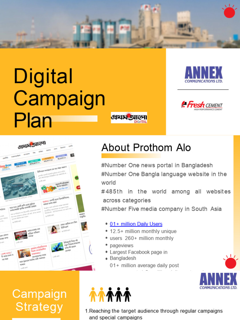 Digital Campaign Plan - Fresh Cement - PALO Digital | PDF | Business