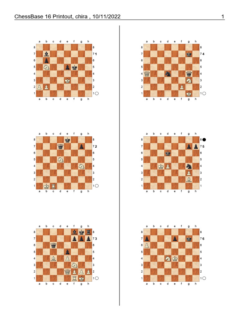 Knight Forks | PDF | Chess | Chess Theory