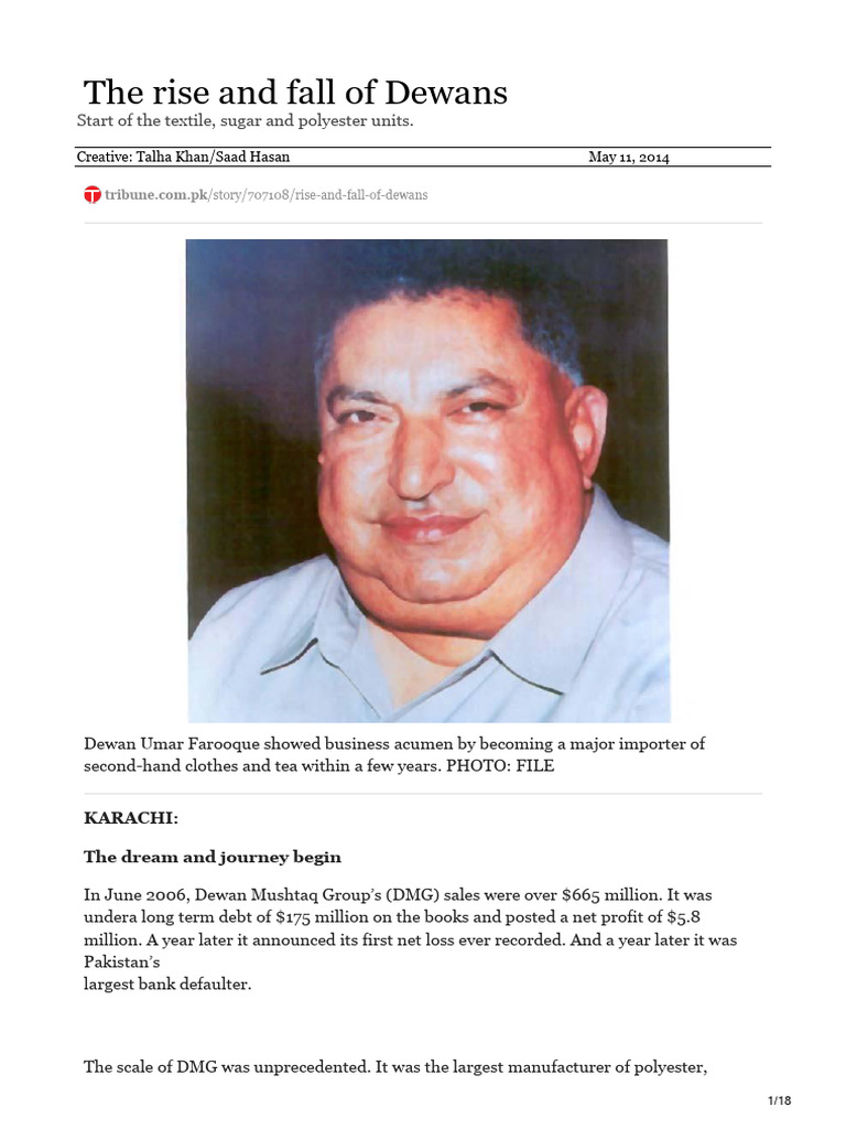 The Rise and Fall of Dewan Group | PDF | Taxes | Banks