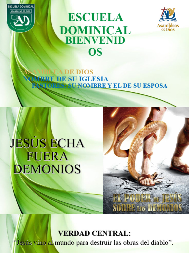 JESÚS-ECHA-FUERA-DEMONIOS-Normal-1 | PDF | Demonios | Jesús