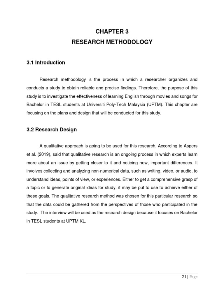 CH3 Research Proposal | PDF | Methodology | Human Communication