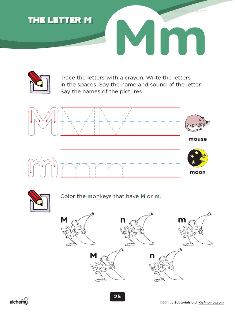Letter M Activities for Kids | PDF