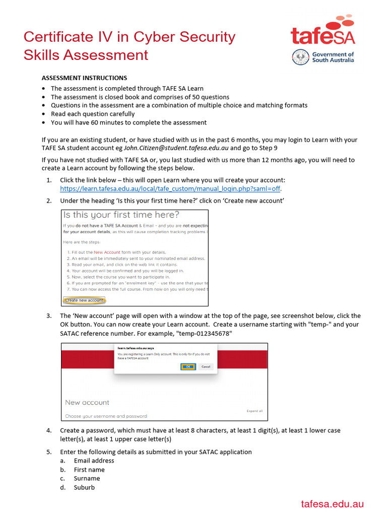 CIV in Cyber Security - Skills Assessment Instructions | Download Free PDF | Login | Cyberspace