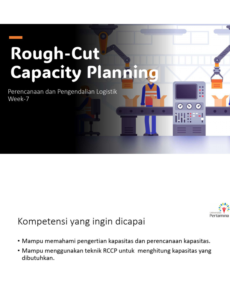 Perencanaan Kapasitas Logistik RCCP | PDF | Business Process | Service Industries