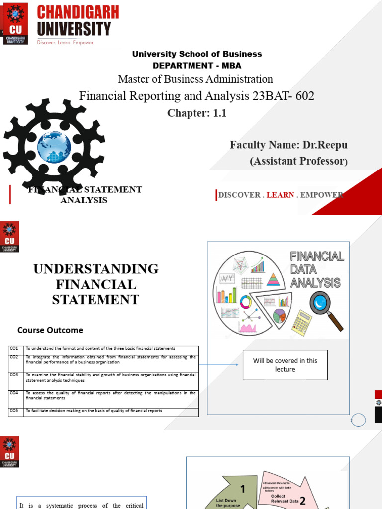 Lecture 18 19 Introduction of Financial Statement Analysis | PDF | Finance & Money Management ...