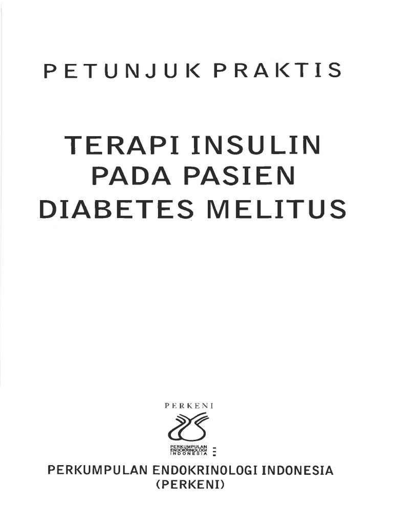 Perkeni Terapi Insulin Pada Pasien Diabetes Mellitus 2015 | PDF