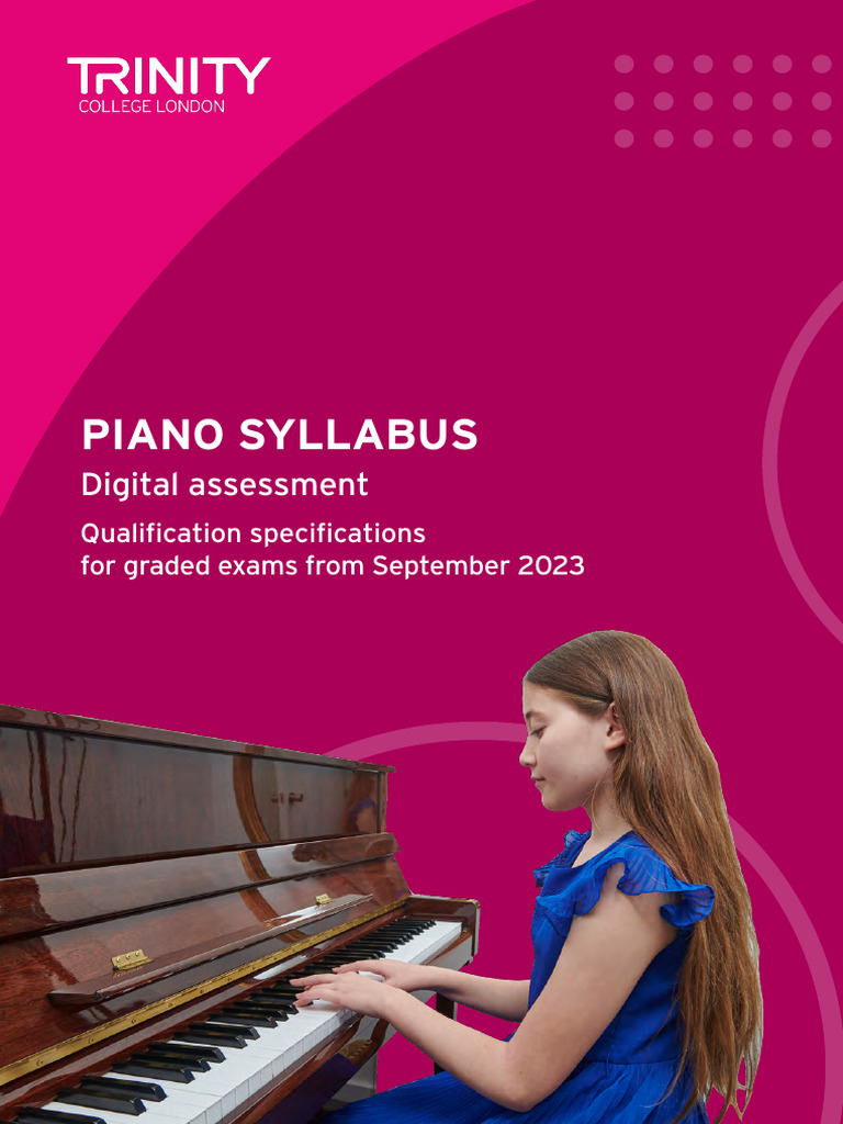 Piano Syllabus 2023 - Digital Assessment | PDF | Scale (Music) | Chord ...