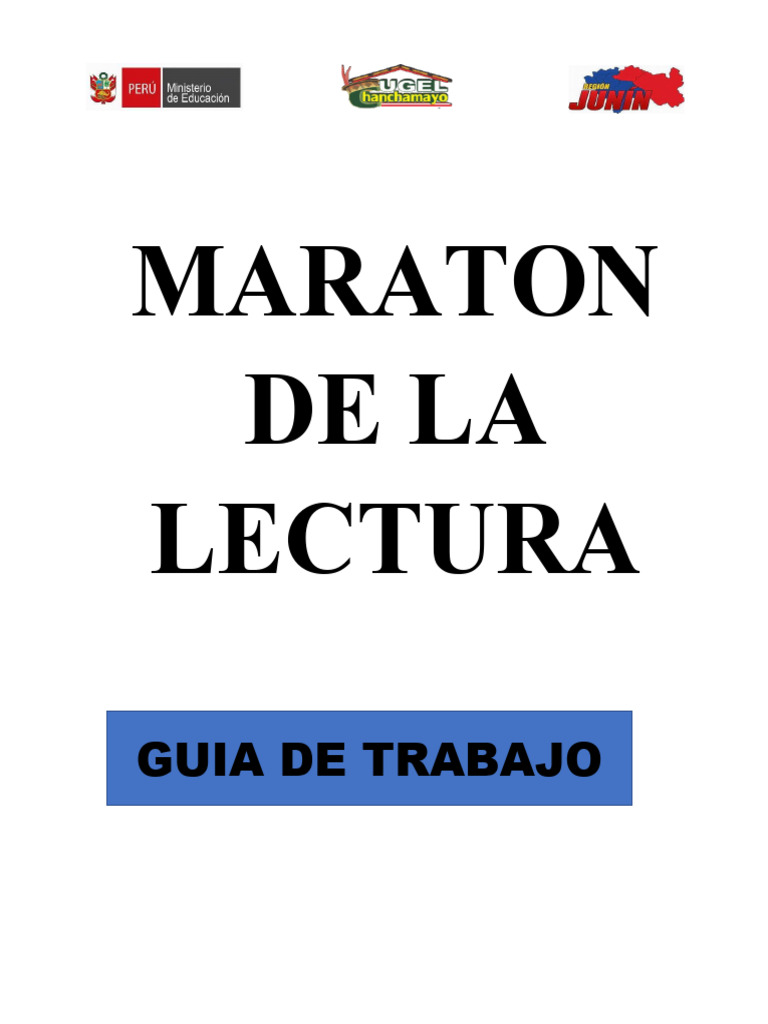 Plan Maraton de La Lectura Ok | PDF | Aprendizaje