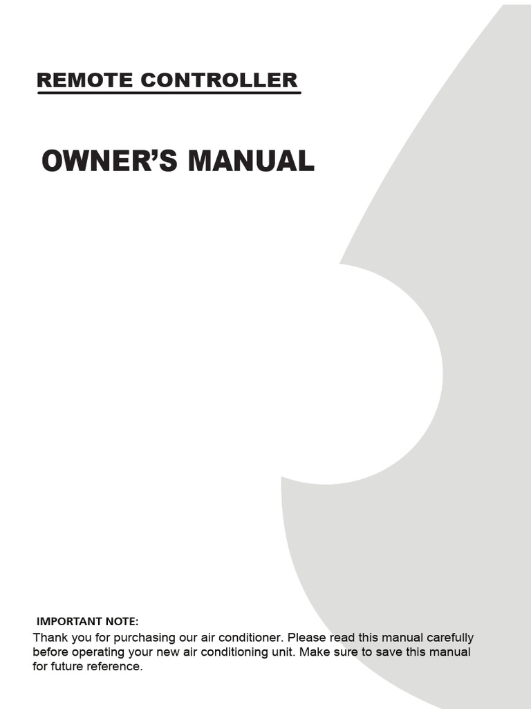 Remoter Manual CR249 RG51A B (2) H1702 | PDF | Electromagnetic ...