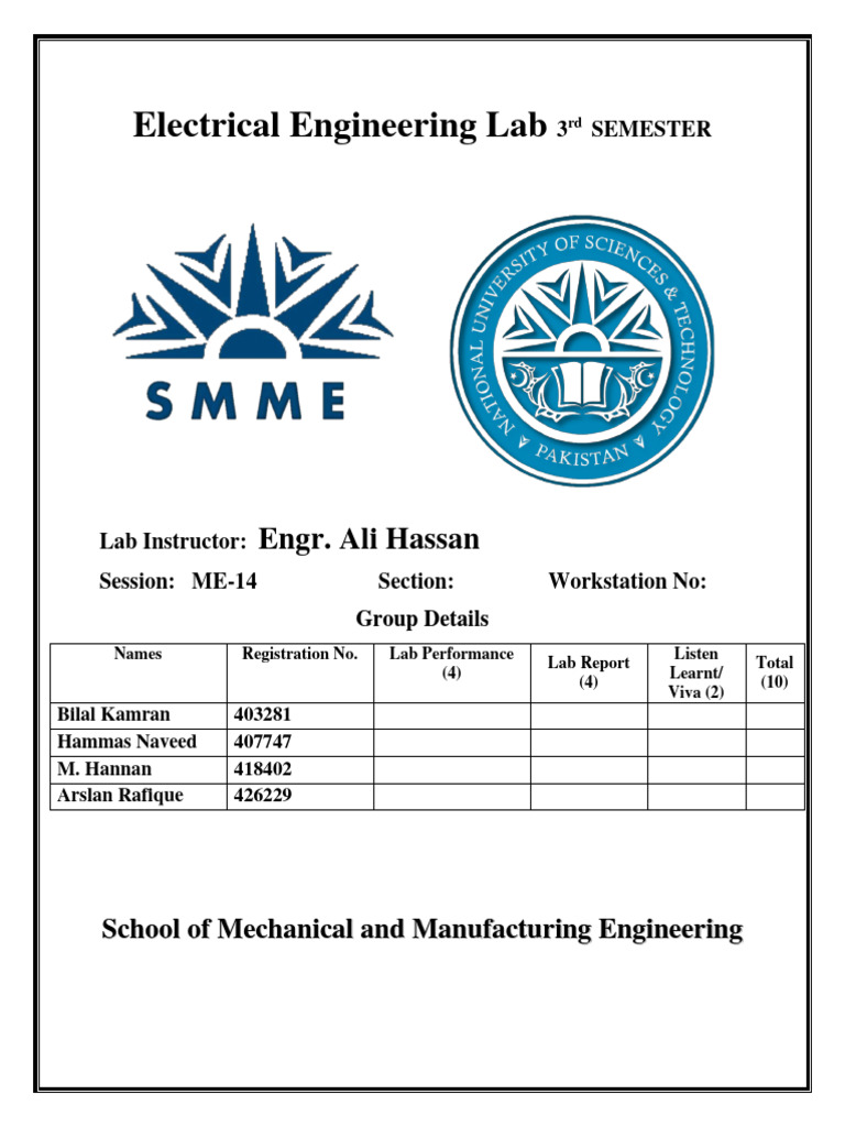 Ee Lab 6 Final Pdf Electrical Network Resistor