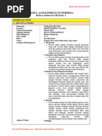 LKPD Menulis Menebalkan Huruf Kelas 1 Bahasa Indonesia | PDF