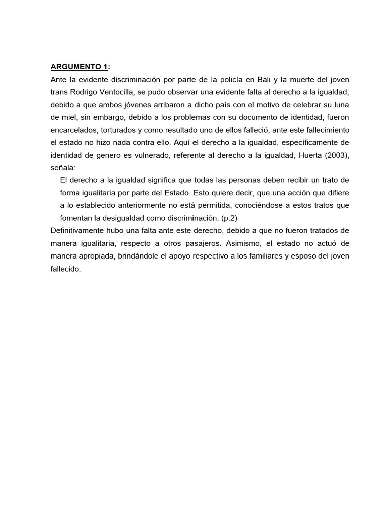 Argumento 1 | PDF