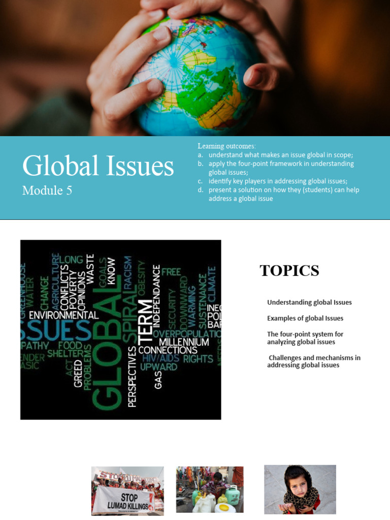 Module 5 Global Issues | PDF | Social Science