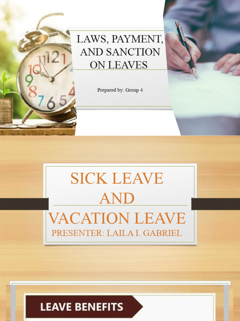 Legal Bases Group4 | PDF | Sick Leave | Employment