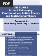 Art Theories: Functionalism & Action | PDF | The Arts
