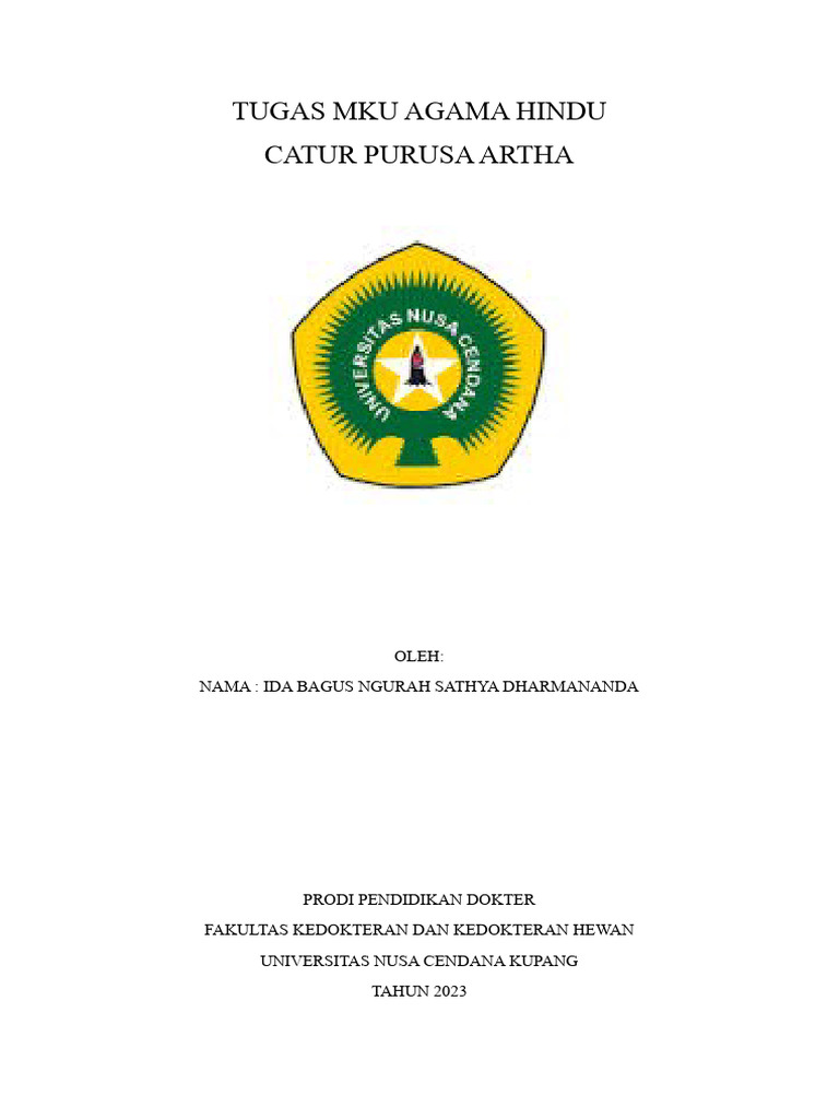 Catur Purusa Artha | PDF | Filsafat | Sains & Matematika
