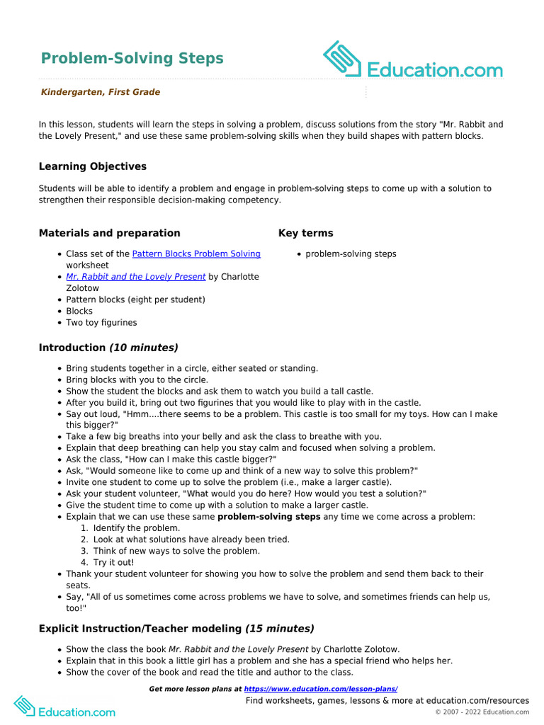 Usr Local Src Education.com Files Static Lesson-plans Problem-solving-steps Problem-solving ...