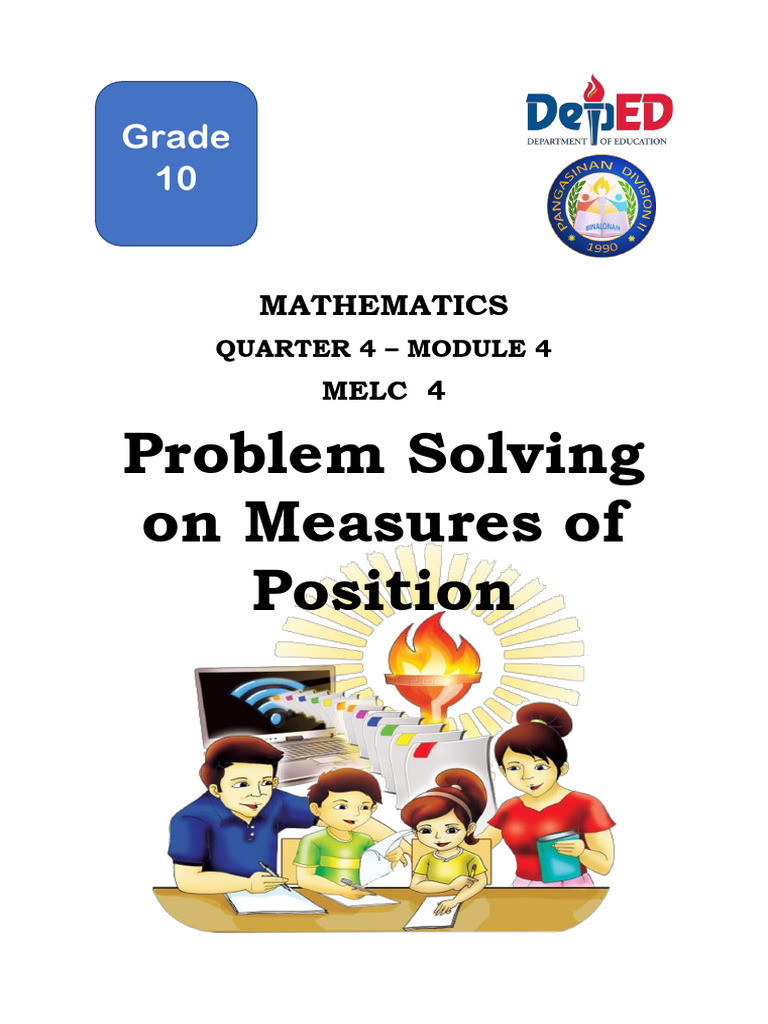 10 Mathematics Quarter 4 Module 4 | PDF | Quartile | Percentile