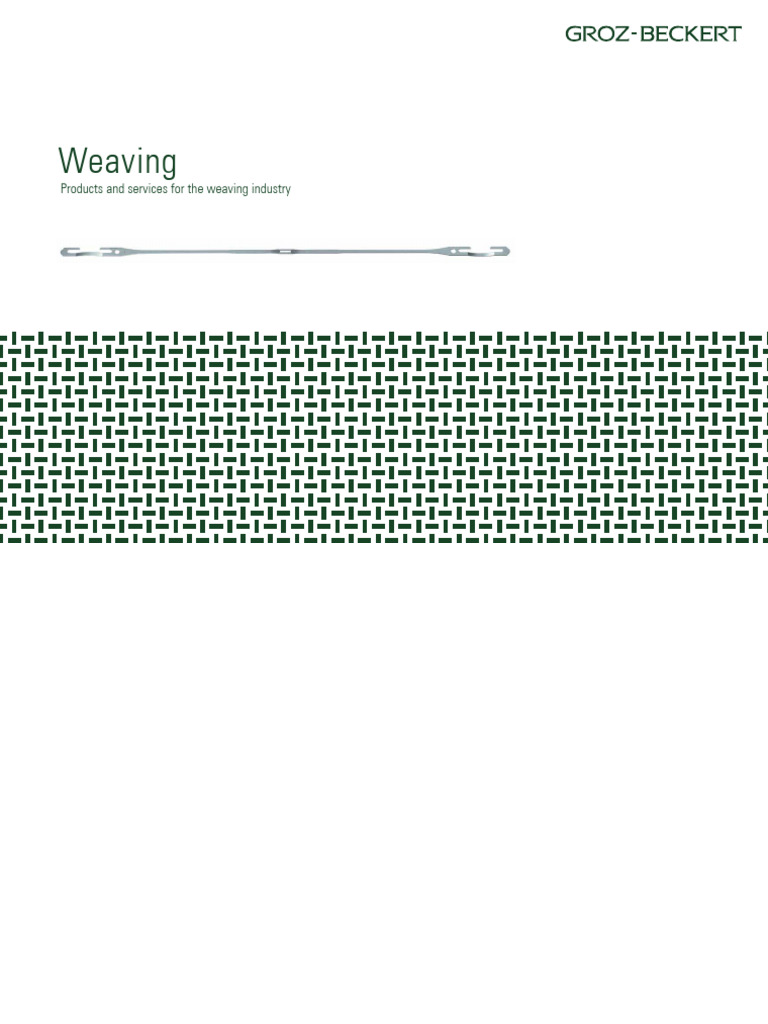 Weaving | PDF | Weaving | Textiles