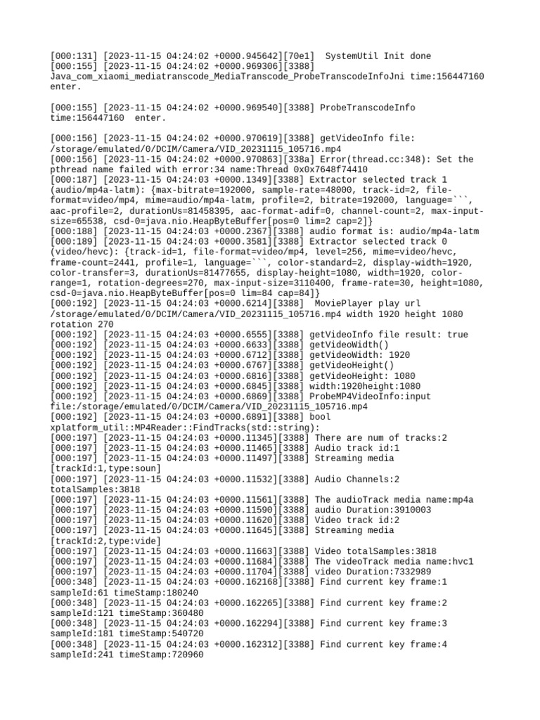 Trace | PDF | Codec | Data Compression